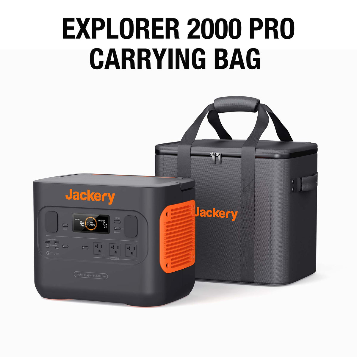 Jackery Upgraded Carrying Case (L)| TwoFeathers Restorations & Design llc.